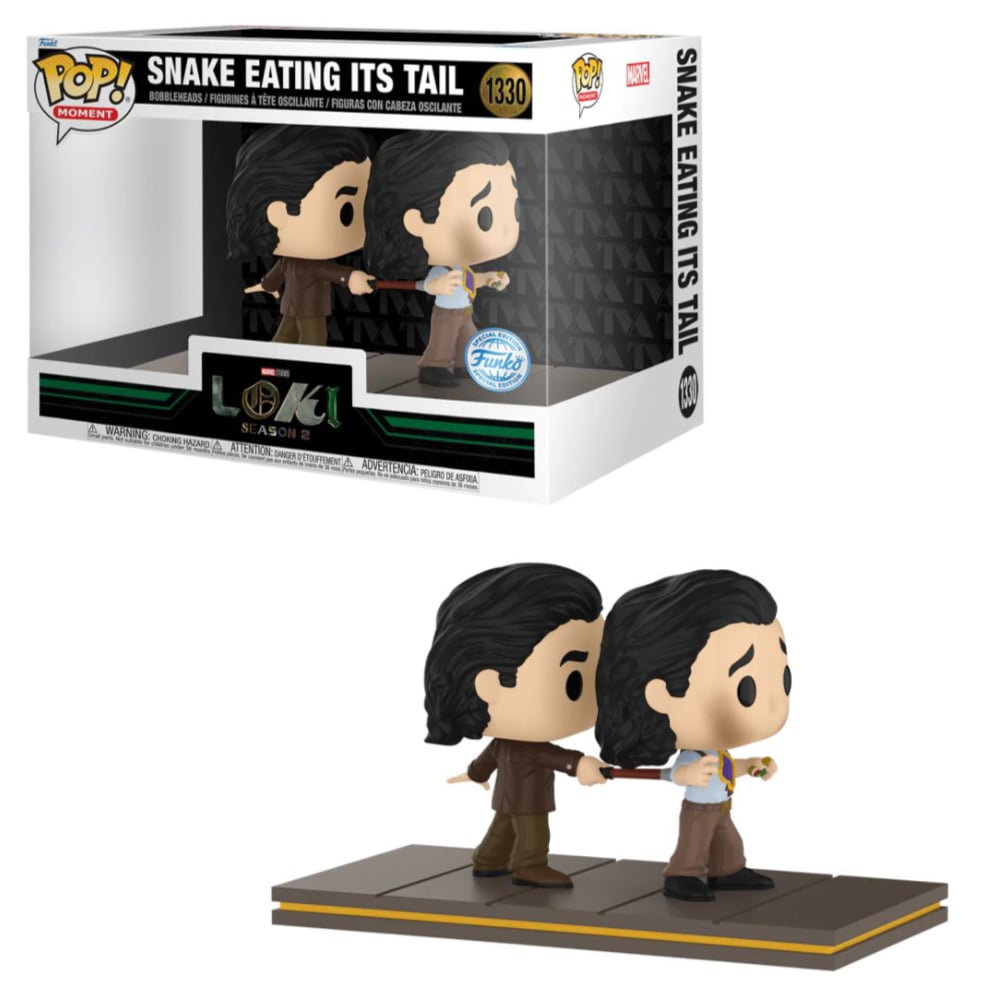 Buy Loki TV Season 2 Snake Eating Its Tail Moment Funko POP! Vinyl ...