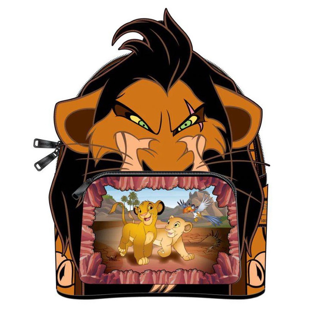 Buy Loungefly Disney Lion King 1994 Scar Scene Faux Leather Mini ...