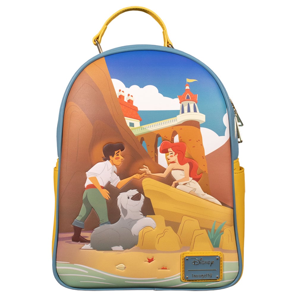 Buy Loungefly Disney The Little Mermaid 1989 Ariel and Eric Beach Faux ...
