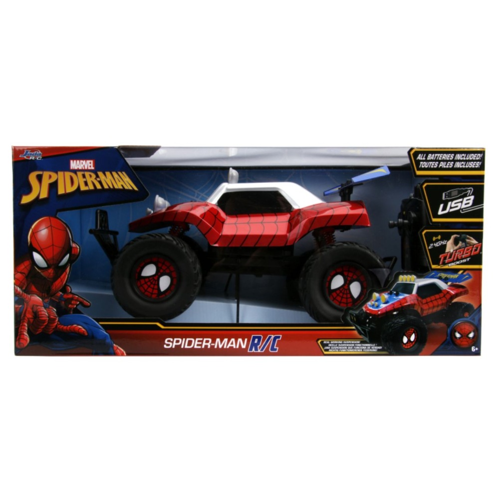 Buy Marvel Comics Spider-Man Peter Parker Buggy 1:14 Scale RC Car ...