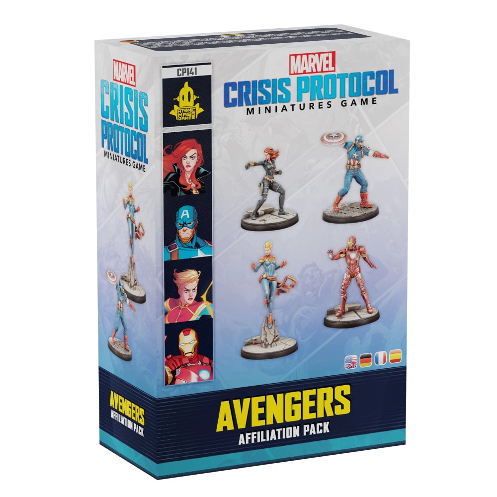 Buy Marvel: Crisis Protocol Avengers Affiliation Pack Miniatures Board ...