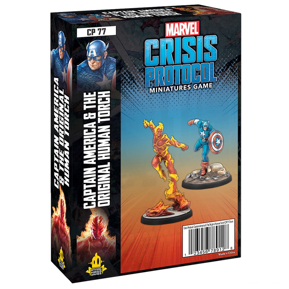 Buy Marvel Crisis Protocol Captain America and The Original Human Torch ...