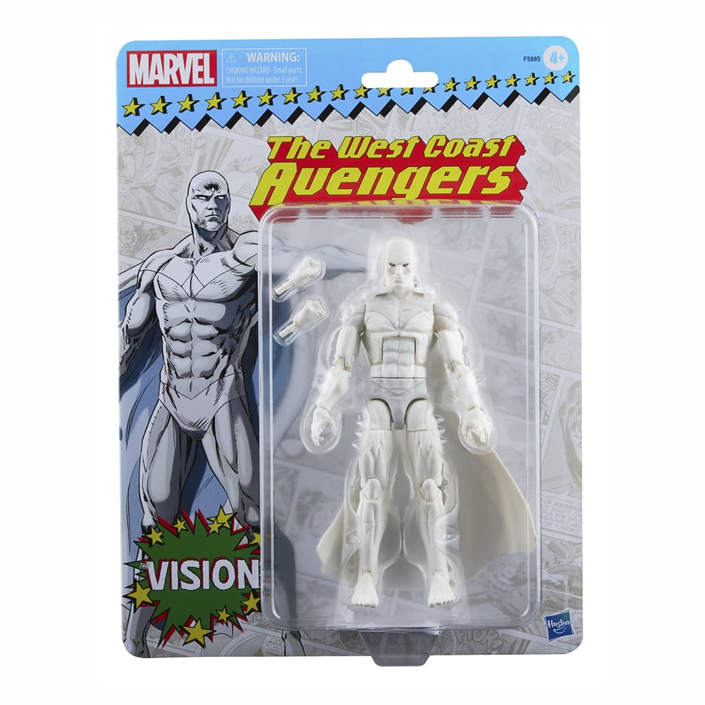 Buy Marvel Legends Retro Series Vision 6 inch The West Coast Avengers ...