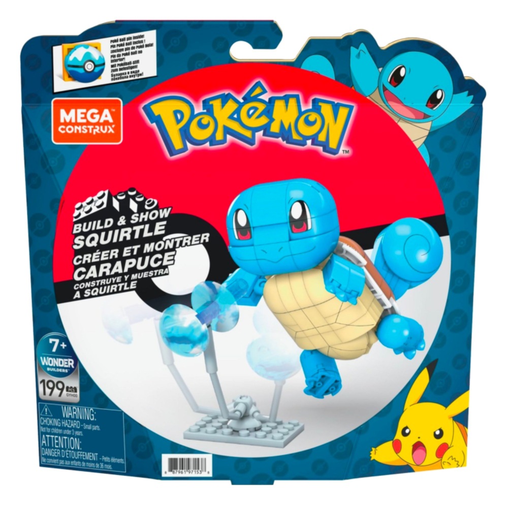 Buy Mega Bloks Pokemon Build and Show Squirtle Building Set - MyDeal ...
