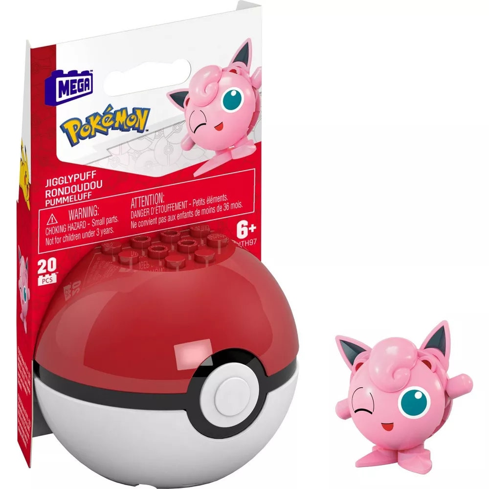Buy Mega Bloks Pokemon Evergreen Poke Ball Collection Jigglypuff ...