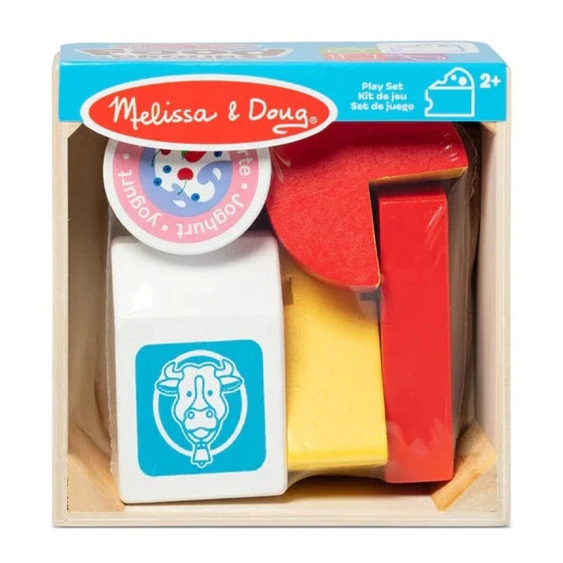Buy Melissa and Doug Wooden Food Groups Play Set Dairy - MyDeal