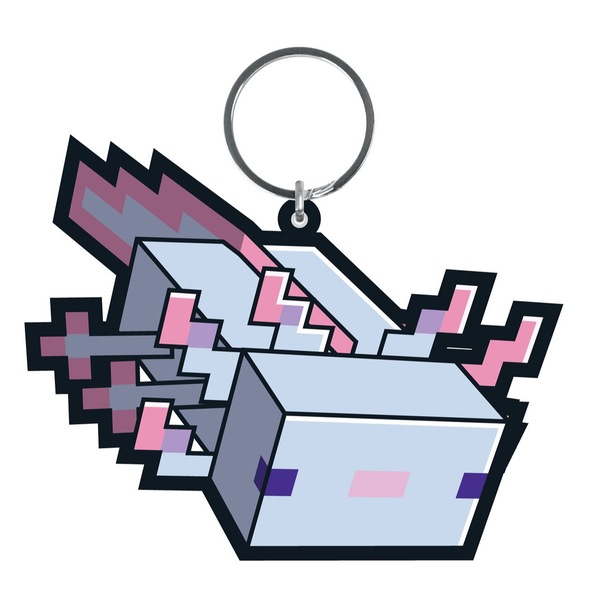 Buy Minecraft Axolotl PVC Keychain - MyDeal Australia