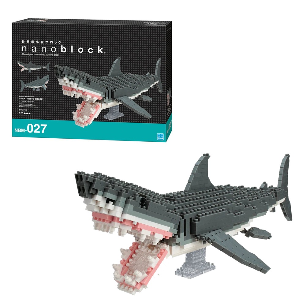 Buy Nanoblock DX Great White Shark - MyDeal Australia