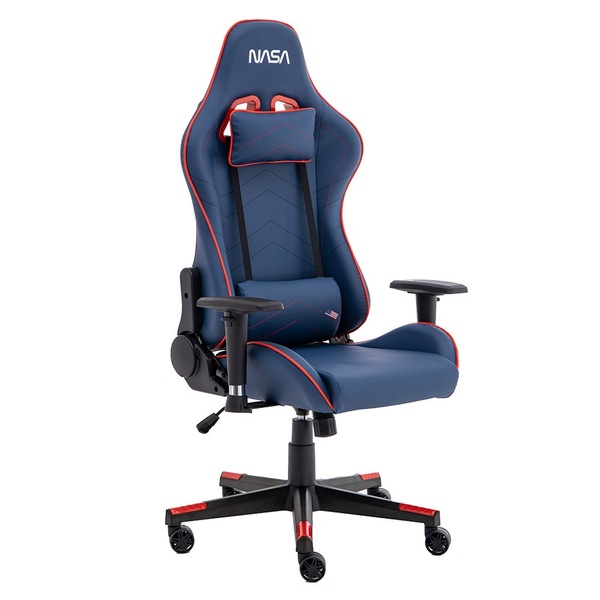 Buy NASA Galactic Gaming Chair (Blue/Red) - MyDeal Australia