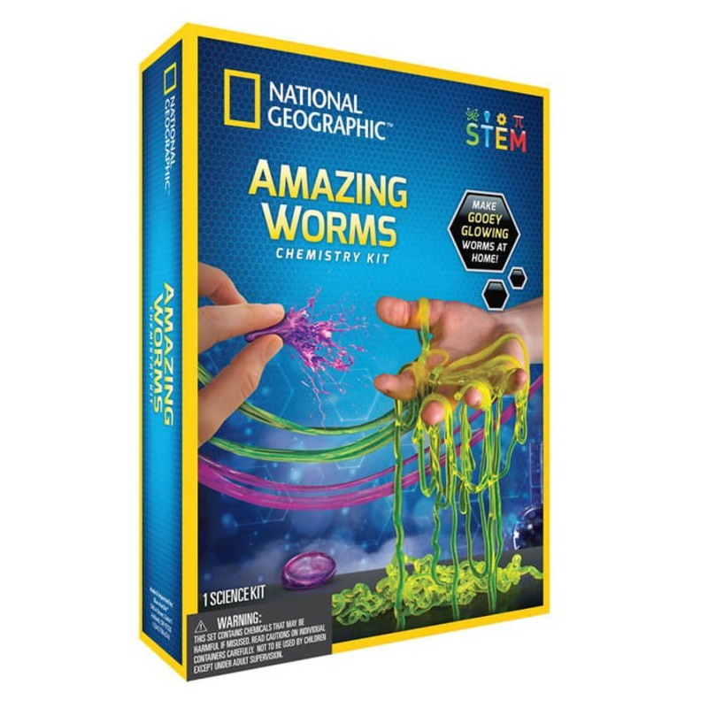 Buy National Geographic Amazing Worms Chemistry Kit - MyDeal