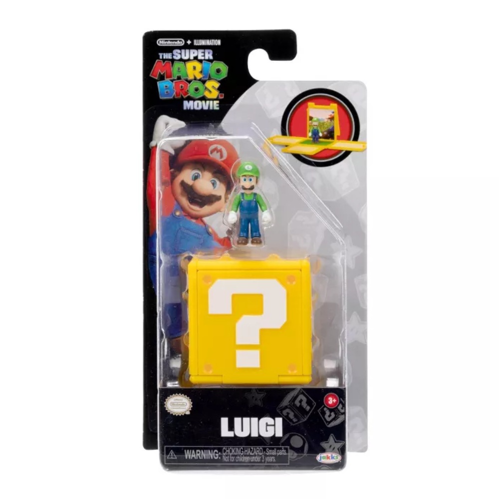 Buy Nintendo The Super Mario Bros. Movie Luigi 1.5 inch Mini Figure ...