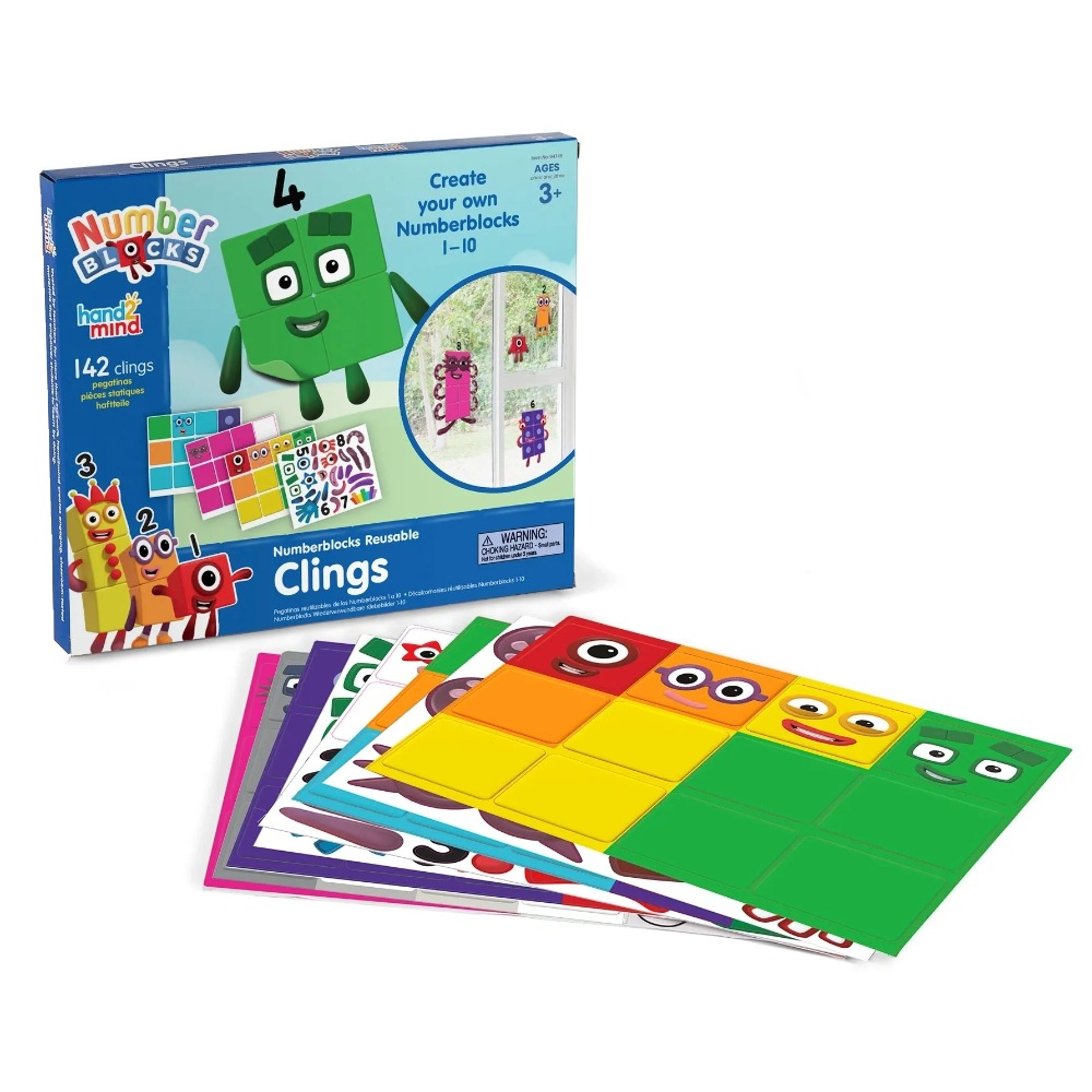 Buy Numberblocks 142 Reusable Clings - MyDeal Australia