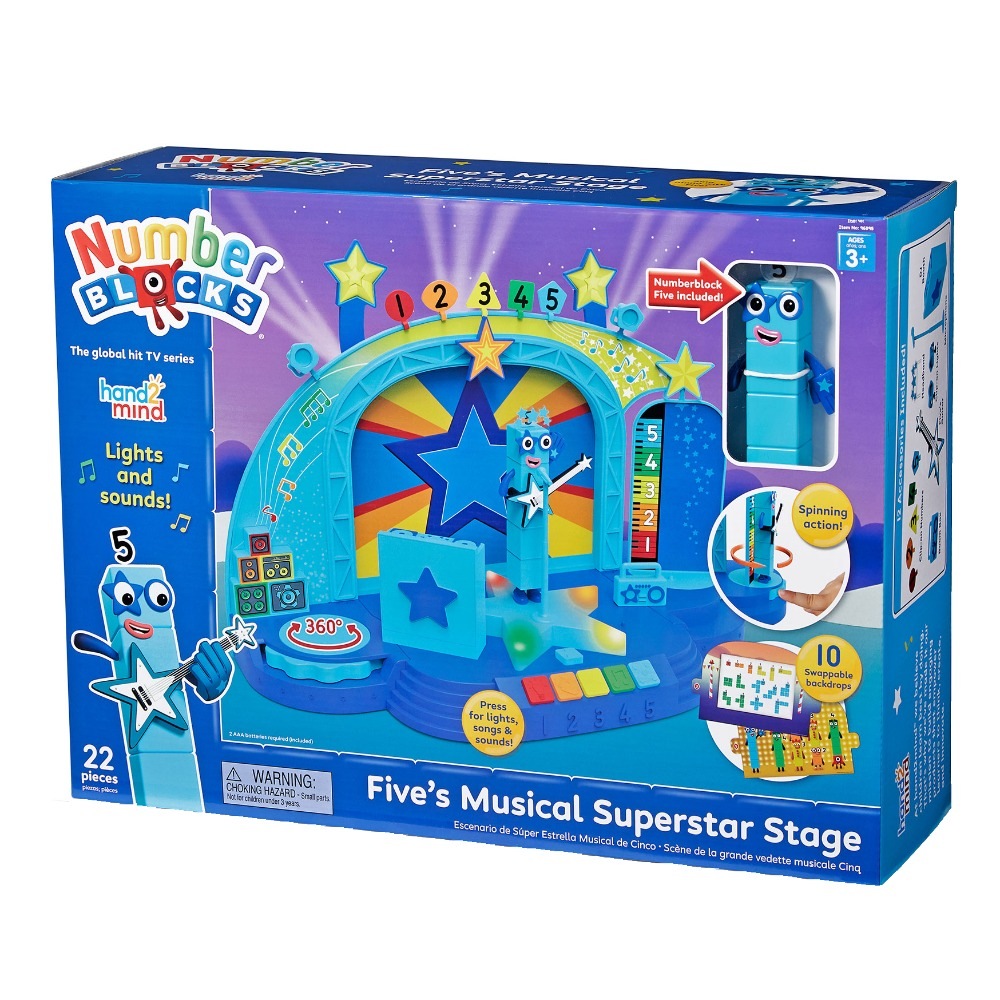 Buy Numberblocks Five's Musical Superstar Stage Playset - MyDeal Australia