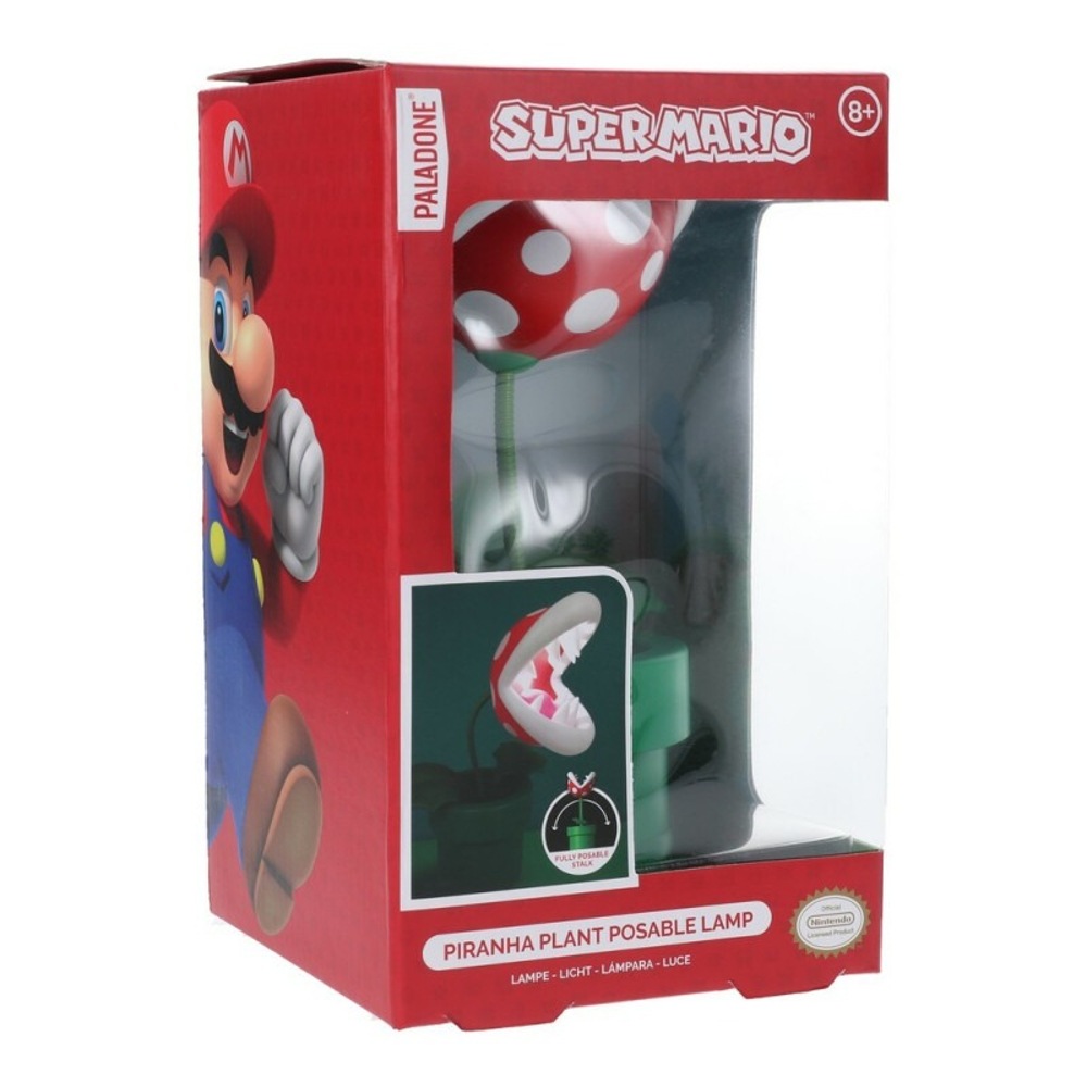 Buy Paladone Super Mario Mini Piranha Plant Poseable Lamp - MyDeal ...