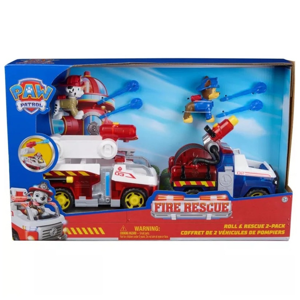 Buy Paw Patrol Fire Rescue Roll and Rescue 2 Pack - MyDeal Australia