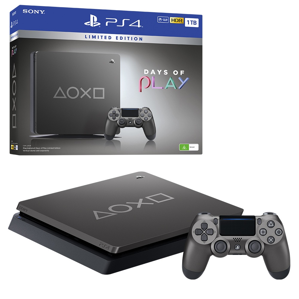 Buy PlayStation 4 Slim 1TB Days of Play Limited Edition Console Bundle ...