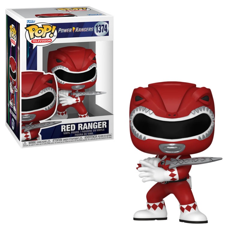 Buy Power Rangers 30th Anniversary Red Ranger Funko POP! Vinyl - MyDeal ...