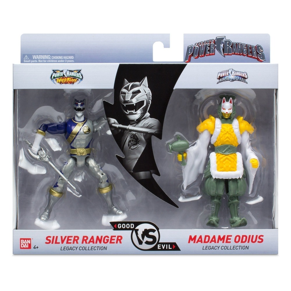 Buy Power Rangers Good Vs. Evil Silver Ranger and Madame Odius Action ...