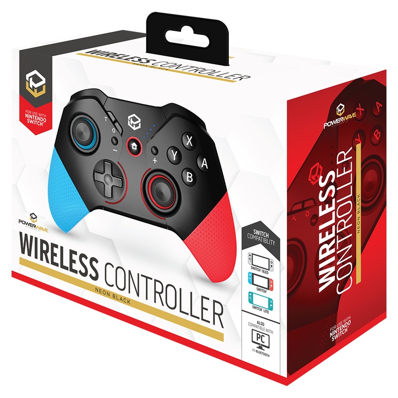 Buy Powerwave Switch Wireless Controller Black Neon - MyDeal