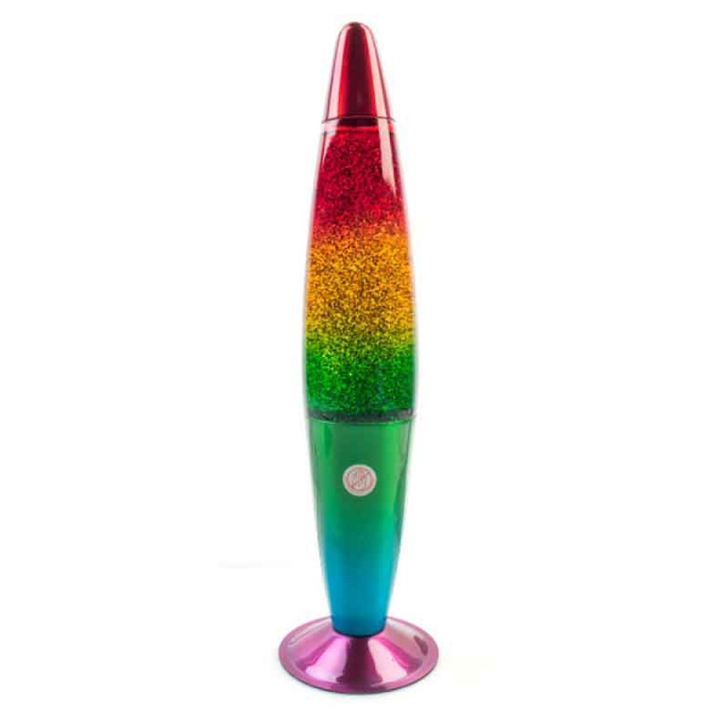 Buy Rainbow Glitter Lava Lamp - MyDeal