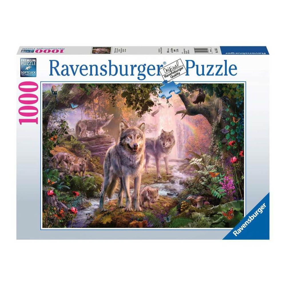 Buy Ravensburger Summer Wolves 1000 Piece Jigsaw Puzzle - MyDeal Australia