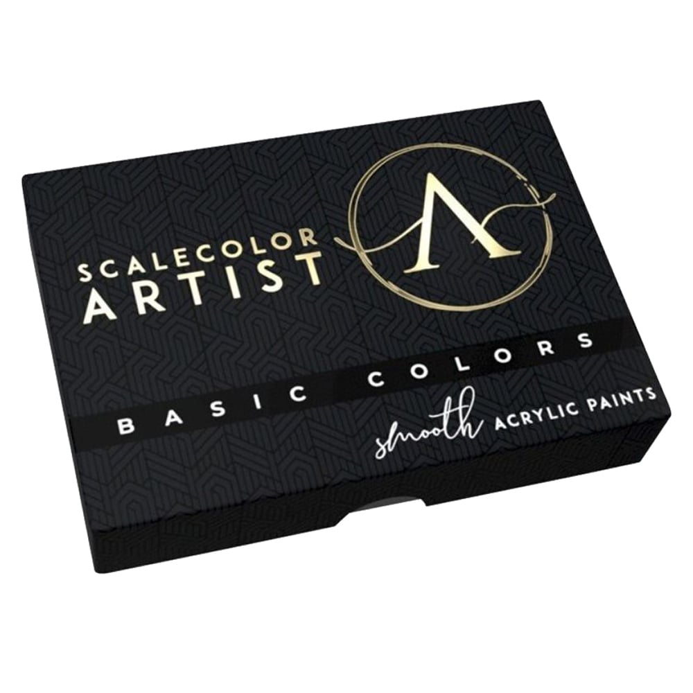 Buy Scale75 Scalecolor Artist Basic Colours Smooth Acrylic Paint Set for Miniatures - MyDeal ...