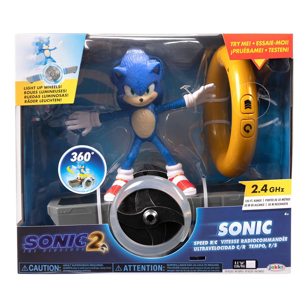 Buy Sonic the Hedgehog 2 Sonic Speed Remote Control Vehicle - MyDeal ...