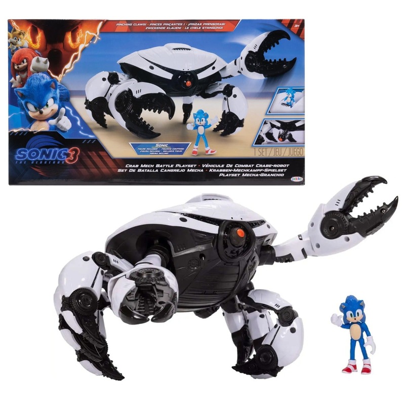 Buy Sonic the Hedgehog 3 Crab Mech Battle 2.5 Inch Playset - MyDeal