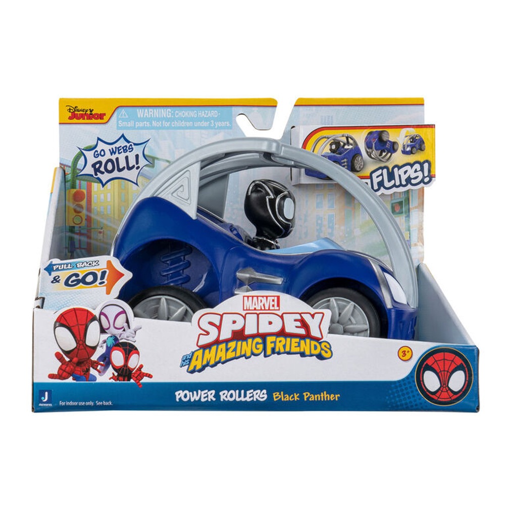 Buy Spidey N Friends Black Panther Power Rollers Feature Vehicle ...