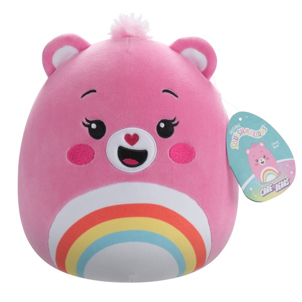 Buy Squishmallows Care Bears Cheer Bear 10 inch Plush - MyDeal Australia