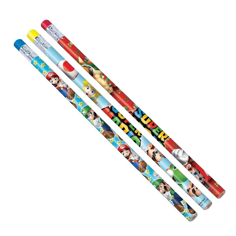 Buy Super Mario Brothers Pencils Pack - MyDeal
