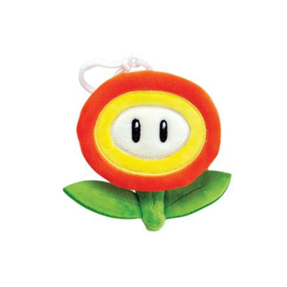 Buy Super Mario Fire Flower Plush Bag Clip - MyDeal Australia