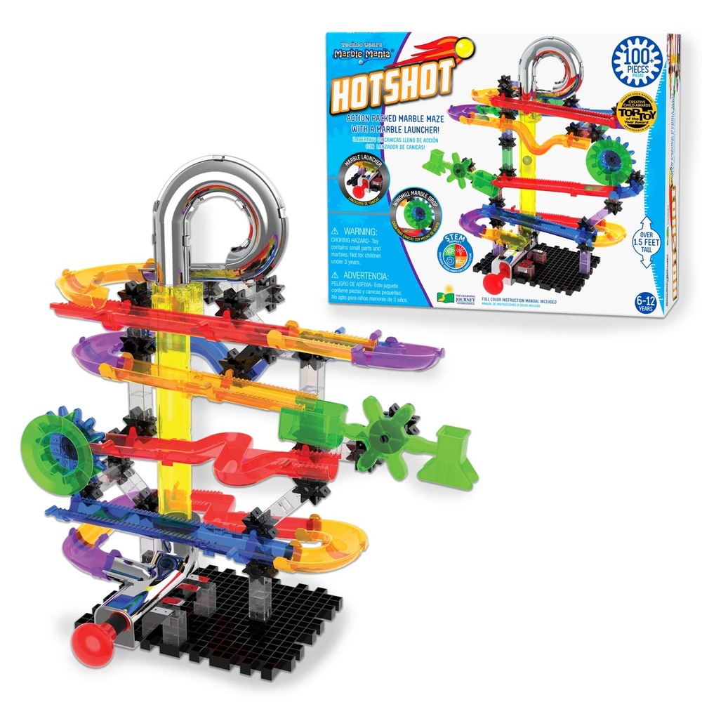 Buy Techno Gears Marble Mania Hotshot 100+ Piece Marble Run Set ...
