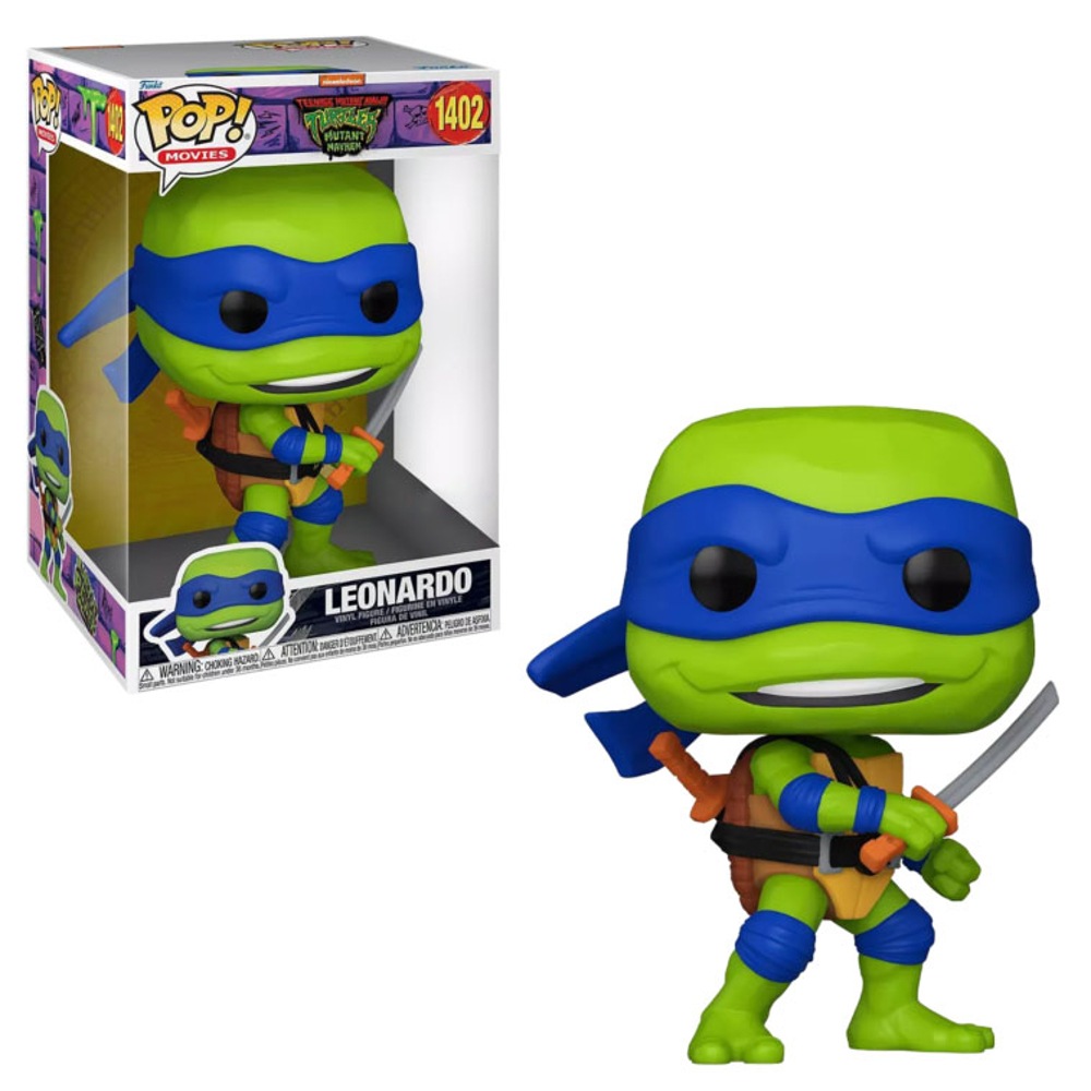 Buy Teenage Mutant Ninja Turtles Mutant Mayhem Leonardo 10 inch Funko ...