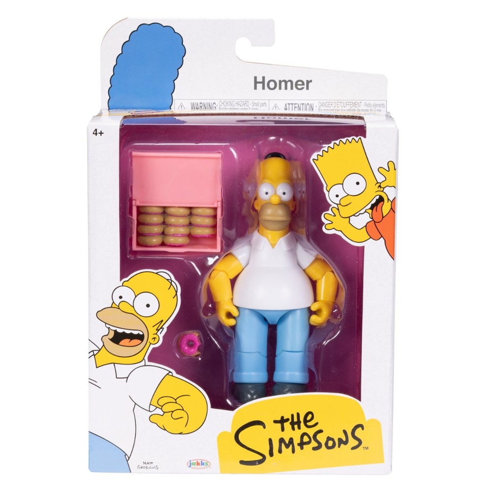 Buy The Simpsons Homer Simpson Wave 1 5 Inch Scaled Figure - MyDeal ...