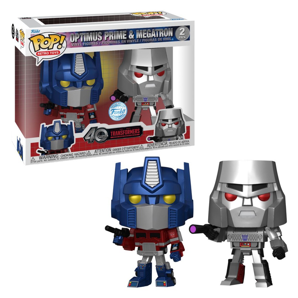 Buy Transformers Generation 1 Optimus Prime and Megatron Metallic 2 ...