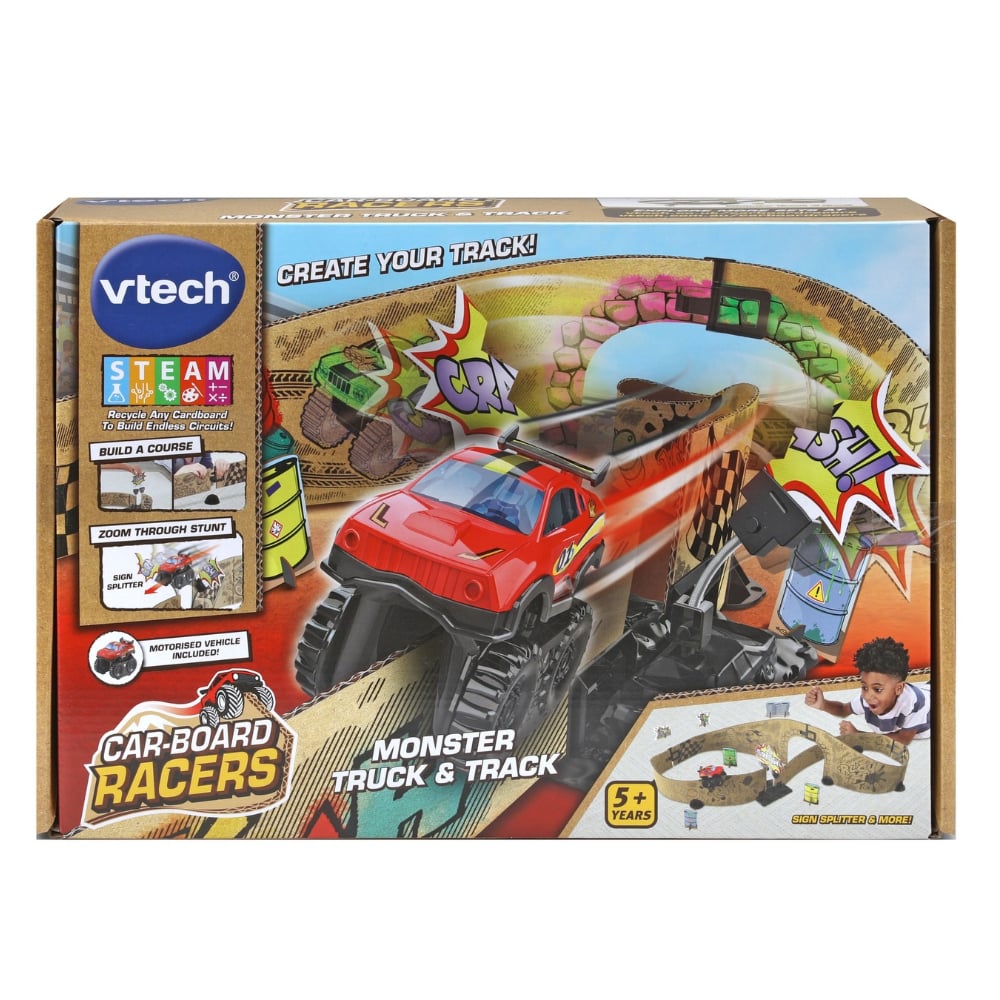 Buy VTech Car-Board Racers Monster Truck and Track - MyDeal Australia