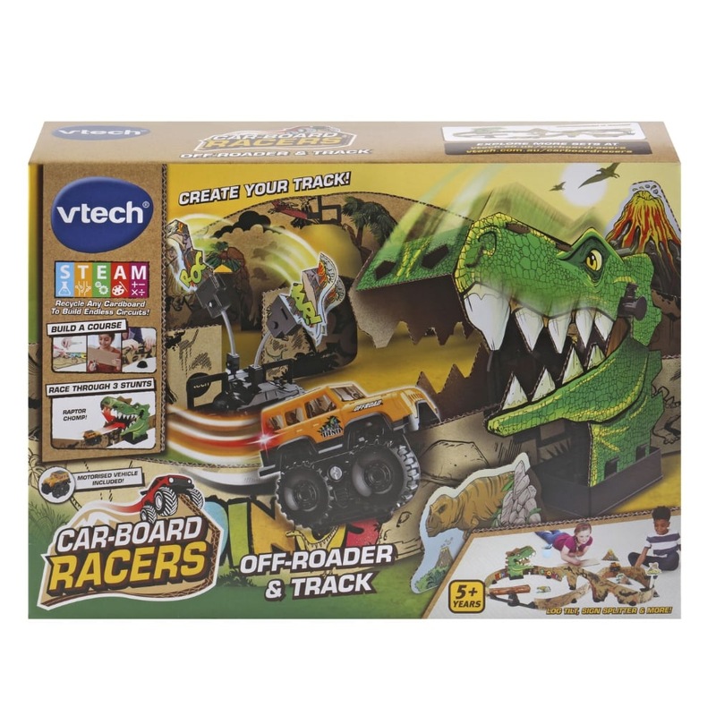 Buy VTech Car-Board Racers Off-Roader and Track - MyDeal