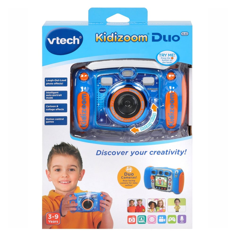 Buy VTech Kidizoom Duo 5.0 Camera (Blue) - MyDeal Australia