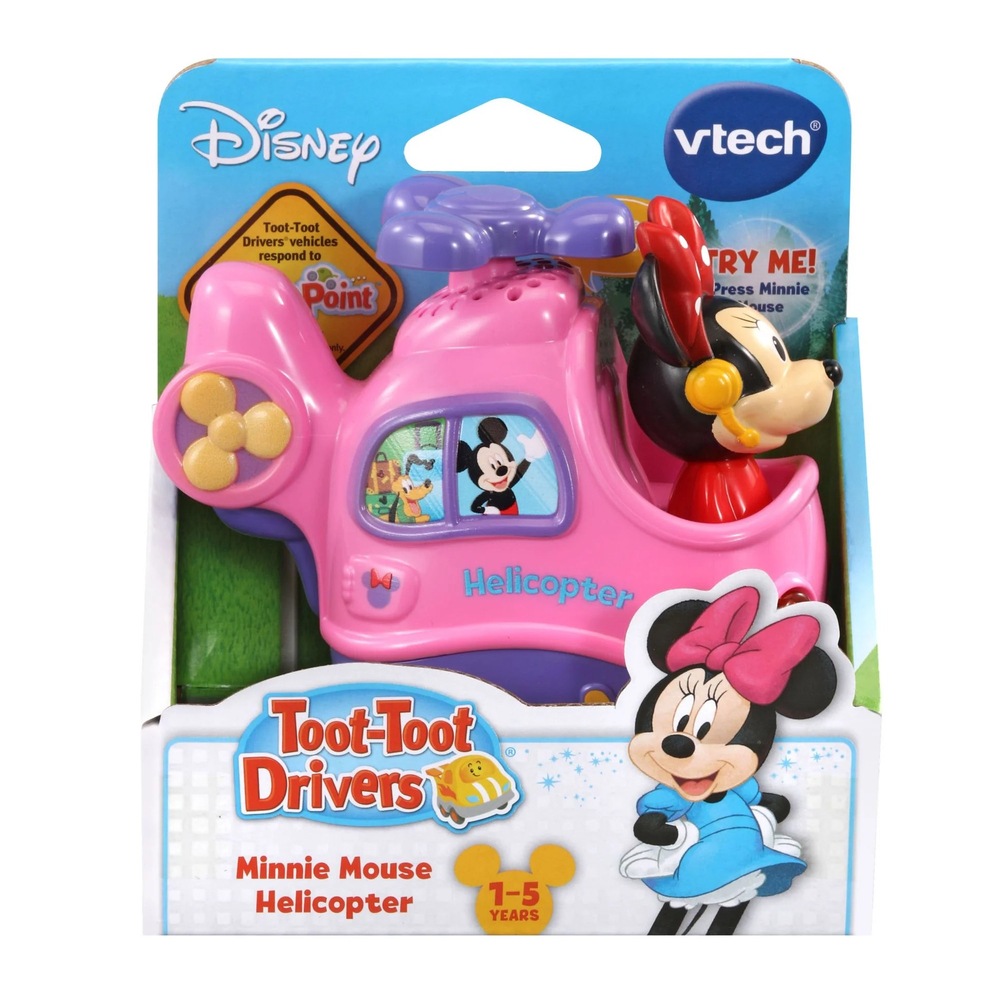 Buy VTech Toot-Toot Drivers Disney Minnie Mouse Helicopter - MyDeal ...