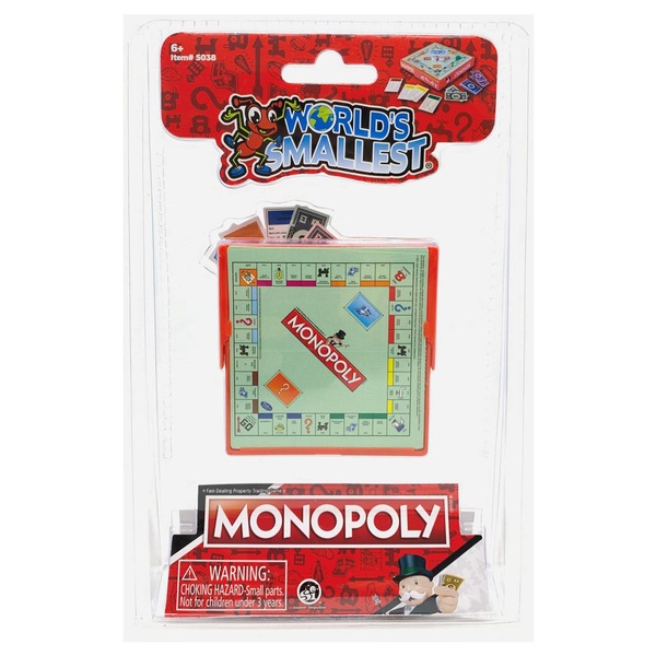 Buy World's Smallest Monopoly Board Game - MyDeal Australia