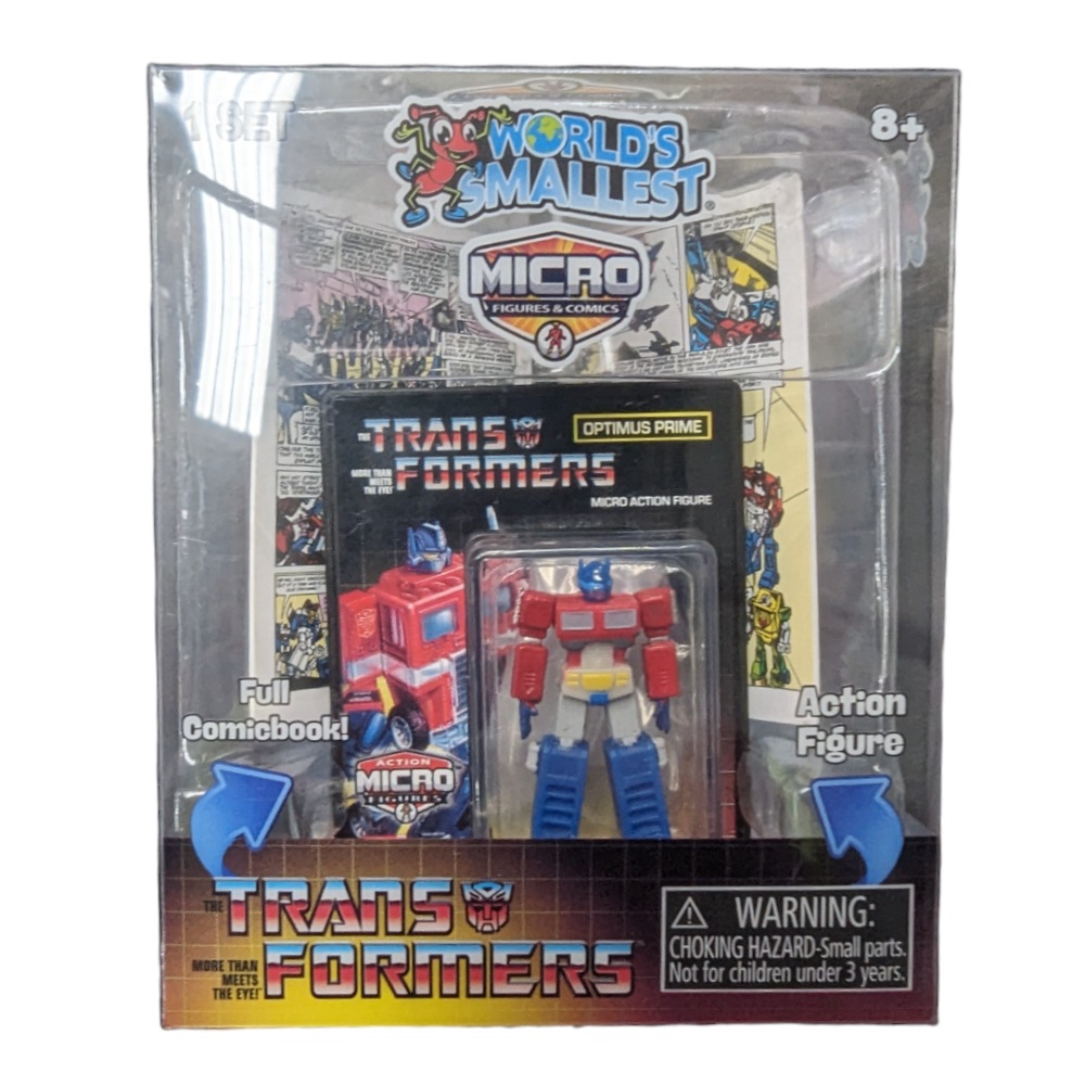 Buy Worlds Smallest Micro Comic Book And Figure Transformers Assorted ...
