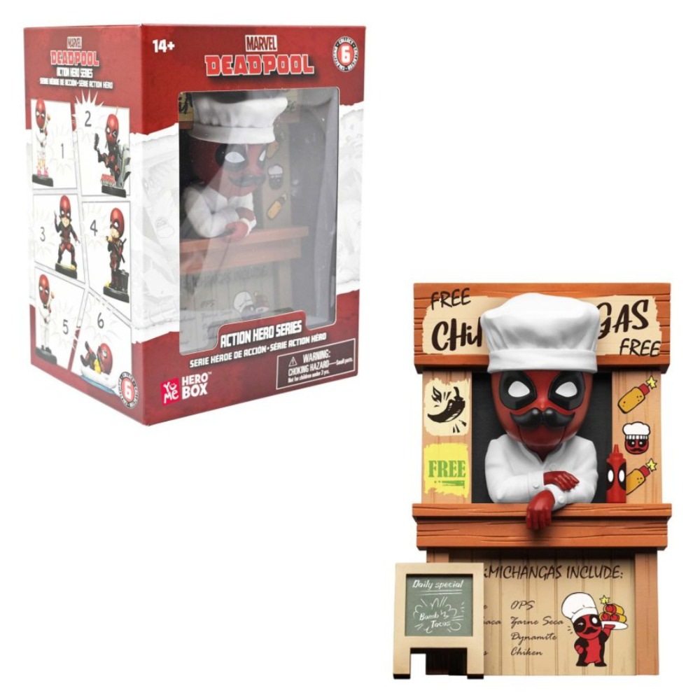 Buy YuMe Hero Box Marvel Deadpool Action Hero Series Chimichangas Store ...