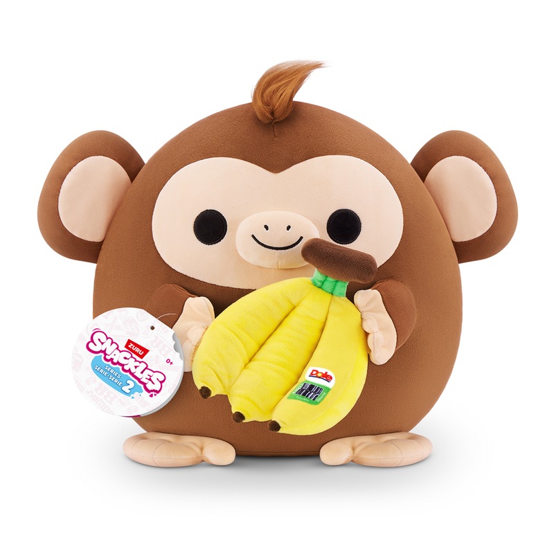 Buy Zuru Snackles Series 2 Dole Bananas Riko Monkey 8 inch Plush - MyDeal