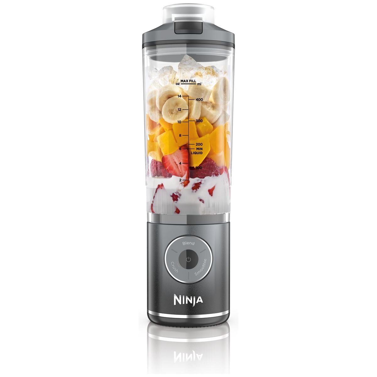 Buy Ninja Blast Max Portable Blender Cool Grey - MyDeal Australia
