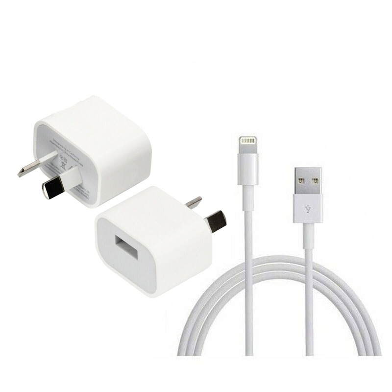Buy Bulk 10x Apple Lightning 1m USB Power Cable Adapater WallCharger ...