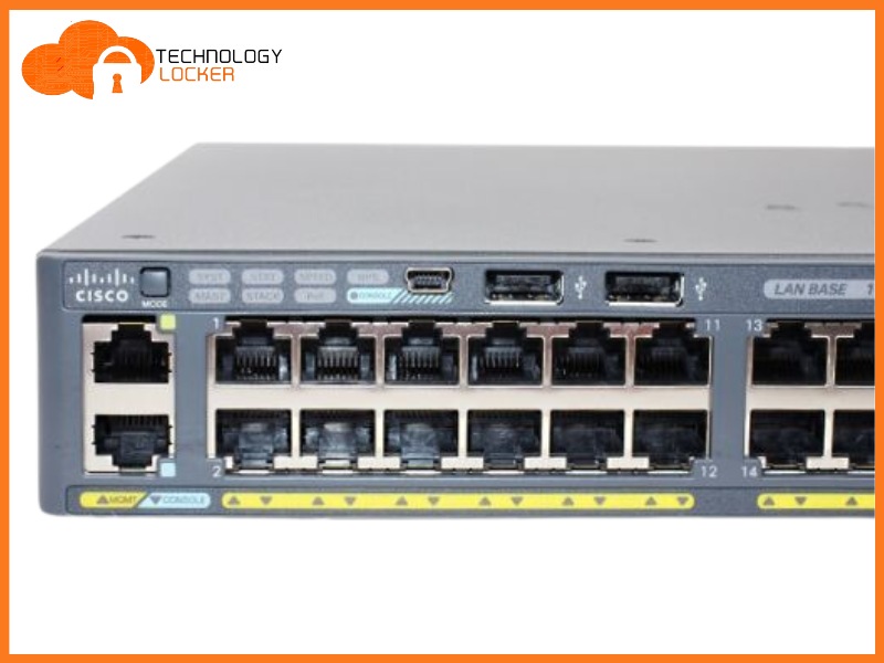 Buy Cisco Catalyst WS-2960X-48FPS-L 48 GbE PoE Ports (24 PoE+) w ...