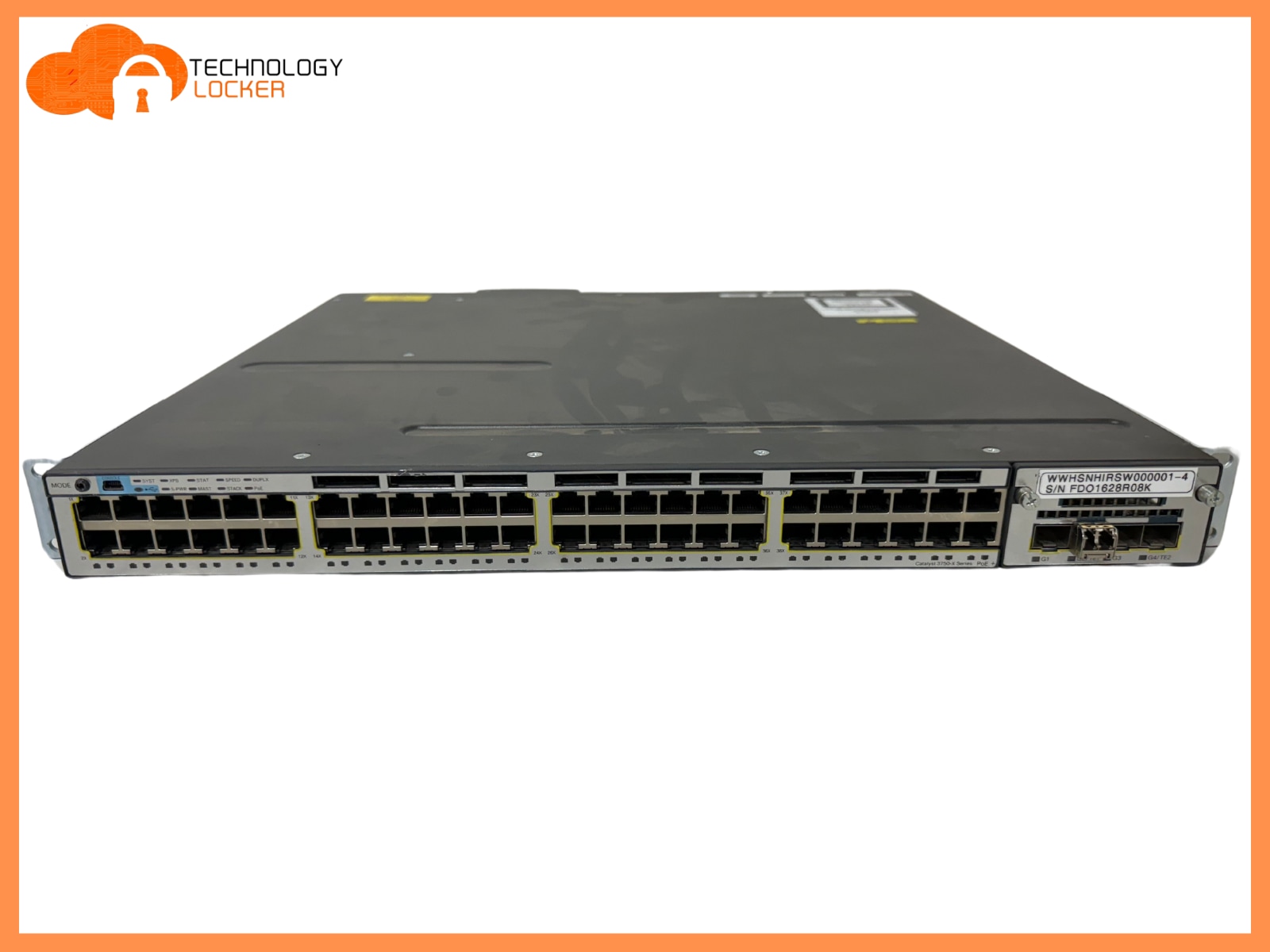 Buy Cisco Catalyst WS-C3750X-48P 48-Port Switch Managed Networking with ...