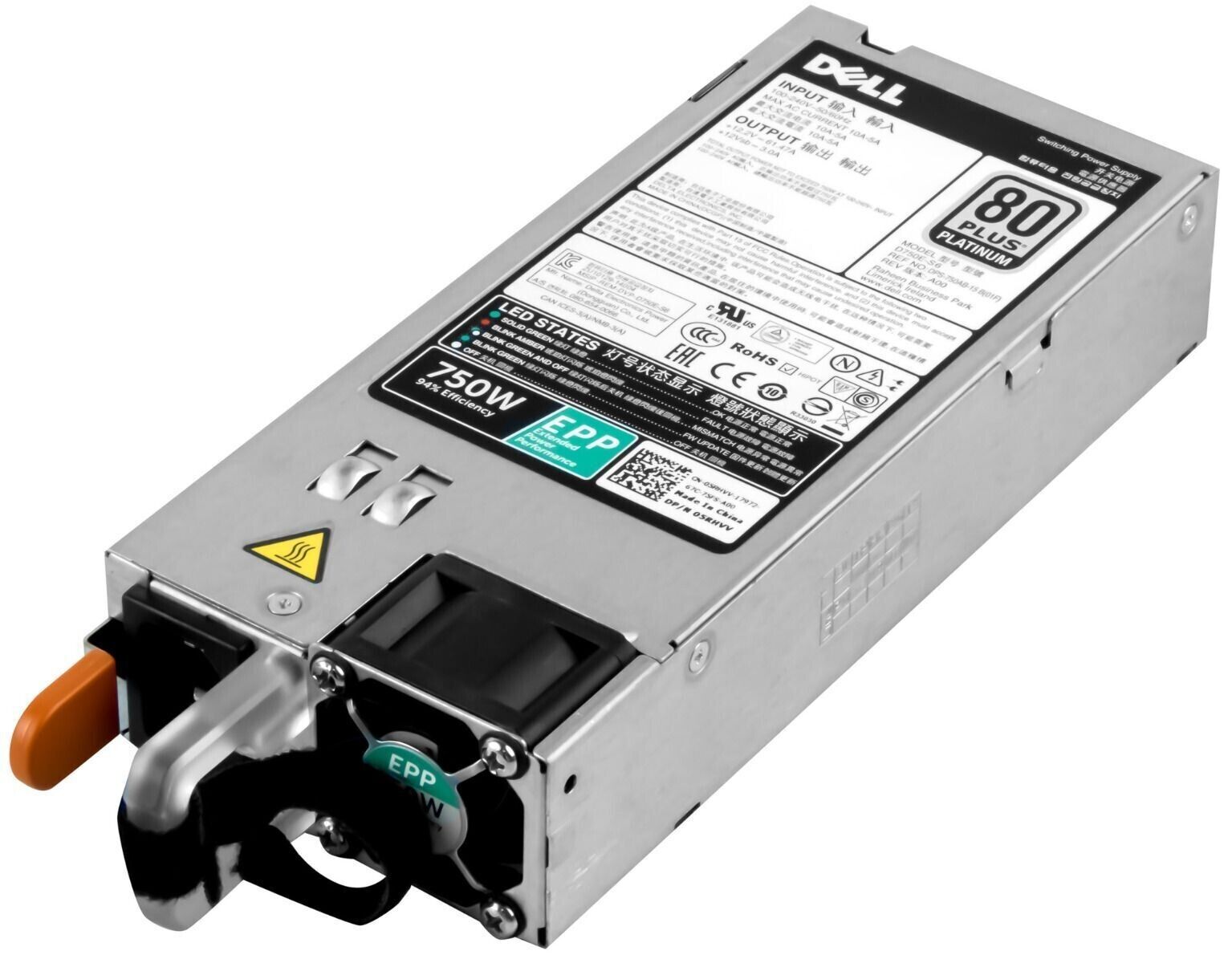 Buy Bulk 2x Dell D750E-S6 80 Plus Platinum Switching PSU 750W for ...