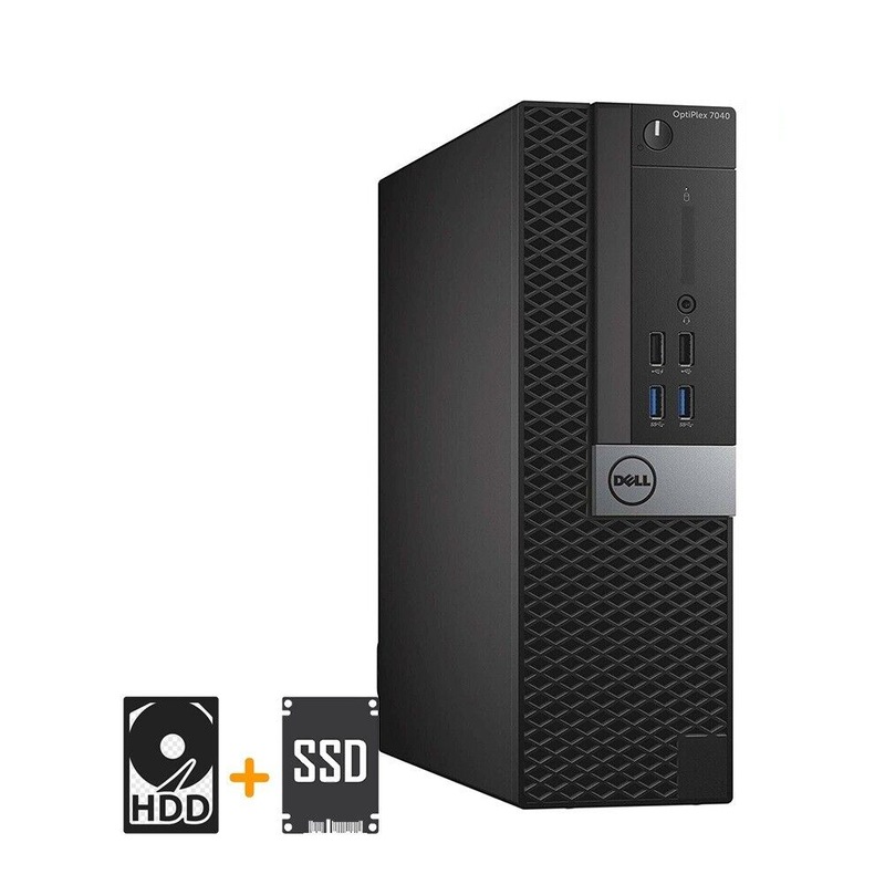 Buy Dell OptiPlex 7040 SFF Desktop PC i7-6700 8GB RAM 256GB SSD 500G HDD Win 11 Home - MyDeal